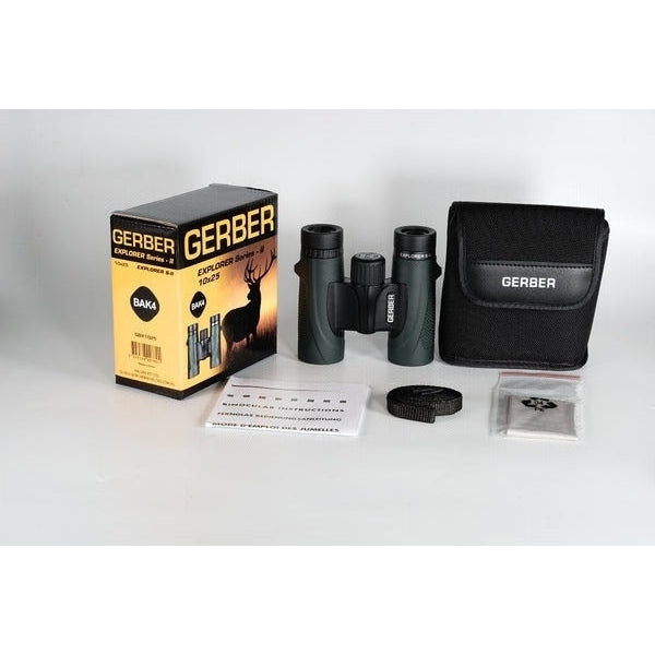 Gerber Explorer S-II 10X25 BAK4 Binocular – NZ Camera & Print